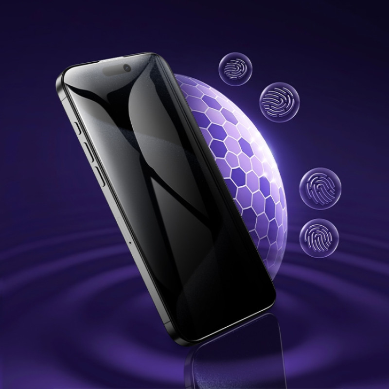 Защитное Стекло Hoco A34 Plus Dustproof Phone 16 Pro Max [Black]